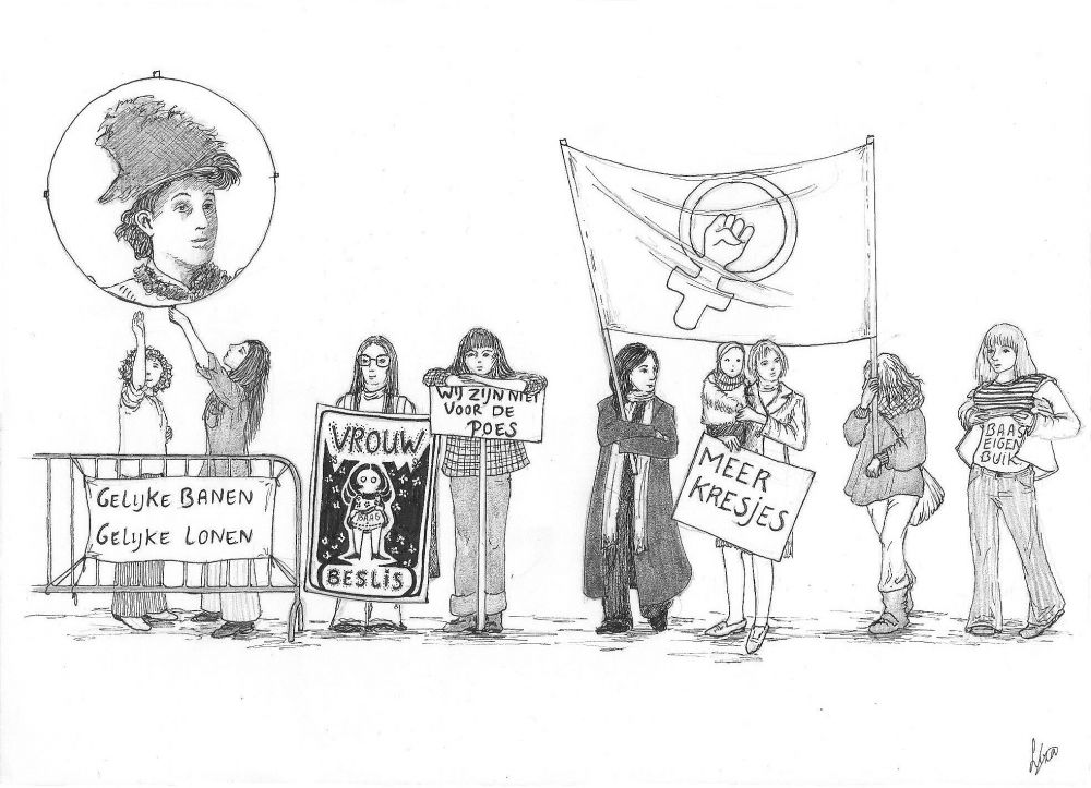 Dolle mina Wilhelmina Drucker - ONH