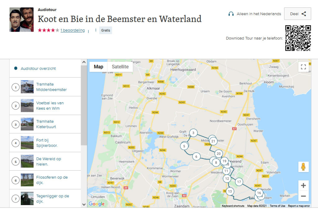 Purmerenders lanceren Van Kooten en De Bie-wandelroute - ONH