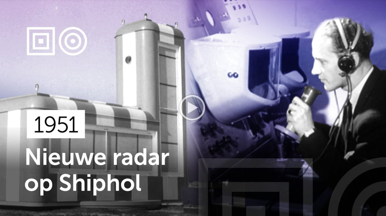 Schiphol: nieuwe radarinstallatie (1951) - ONH